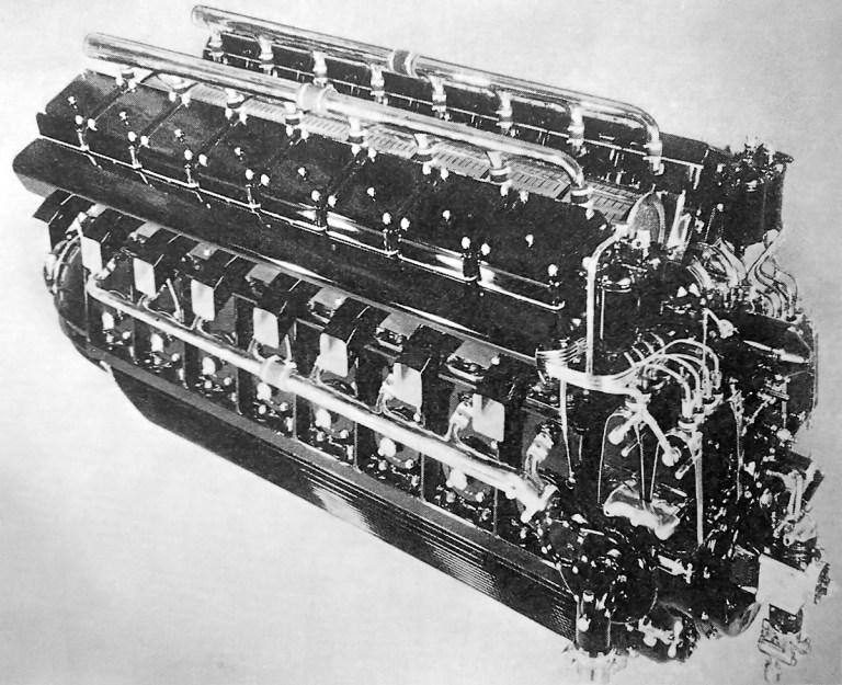 Daimler-Benz DB 602 (LOF-6) V-16 Diesel Airship Engine | Old Machine Press
