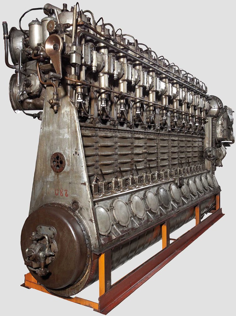 MAN Double-Acting Diesel Marine Engines | Old Machine Press
