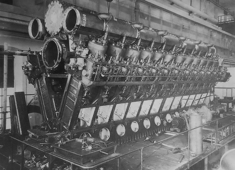 MAN Double-Acting Diesel Marine Engines | Old Machine Press