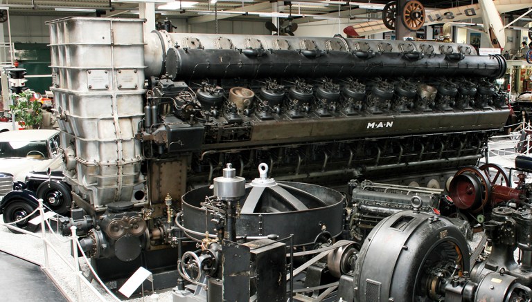 MAN Double-Acting Diesel Marine Engines | Old Machine Press
