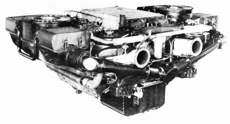 SGP Sla 16 (Porsche Type 203) X-16 Tank Engine | Old Machine Press