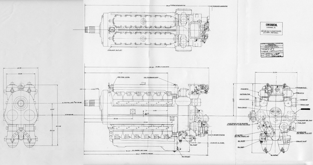 Lycoming XH-2470 24-Cylinder Aircraft Engine | Old Machine Press