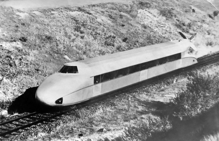 Rail Zeppelin Propeller-Driven Railcar (Schienenzeppelin) | Old Machine ...
